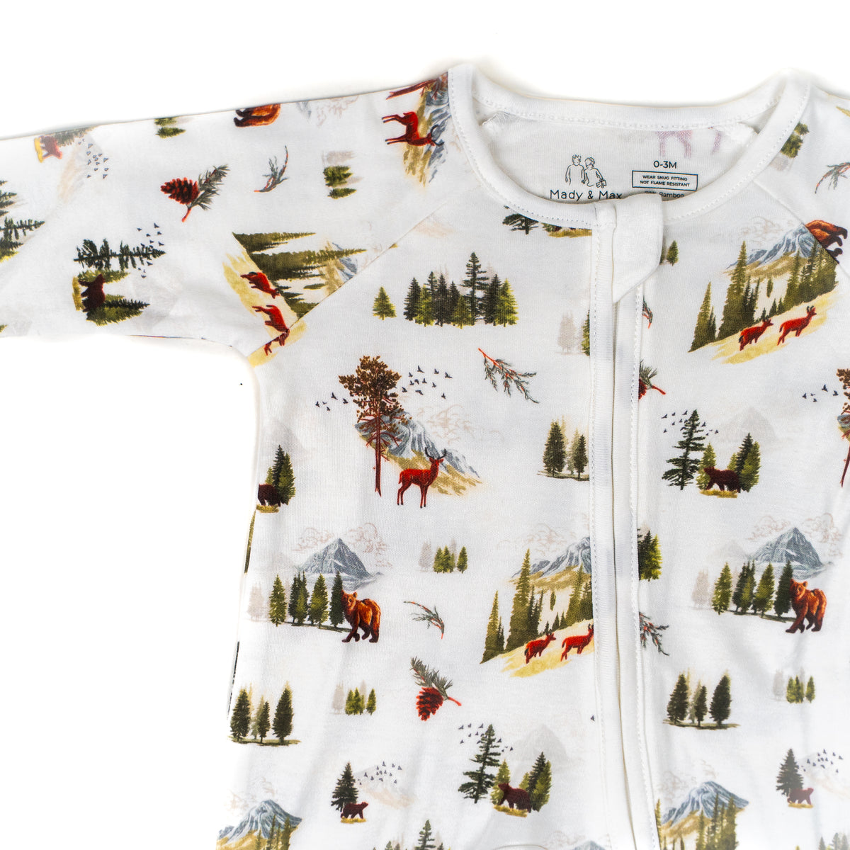 2 Way Zipper Convertible PJ's - Wilderness – Modern Pastime