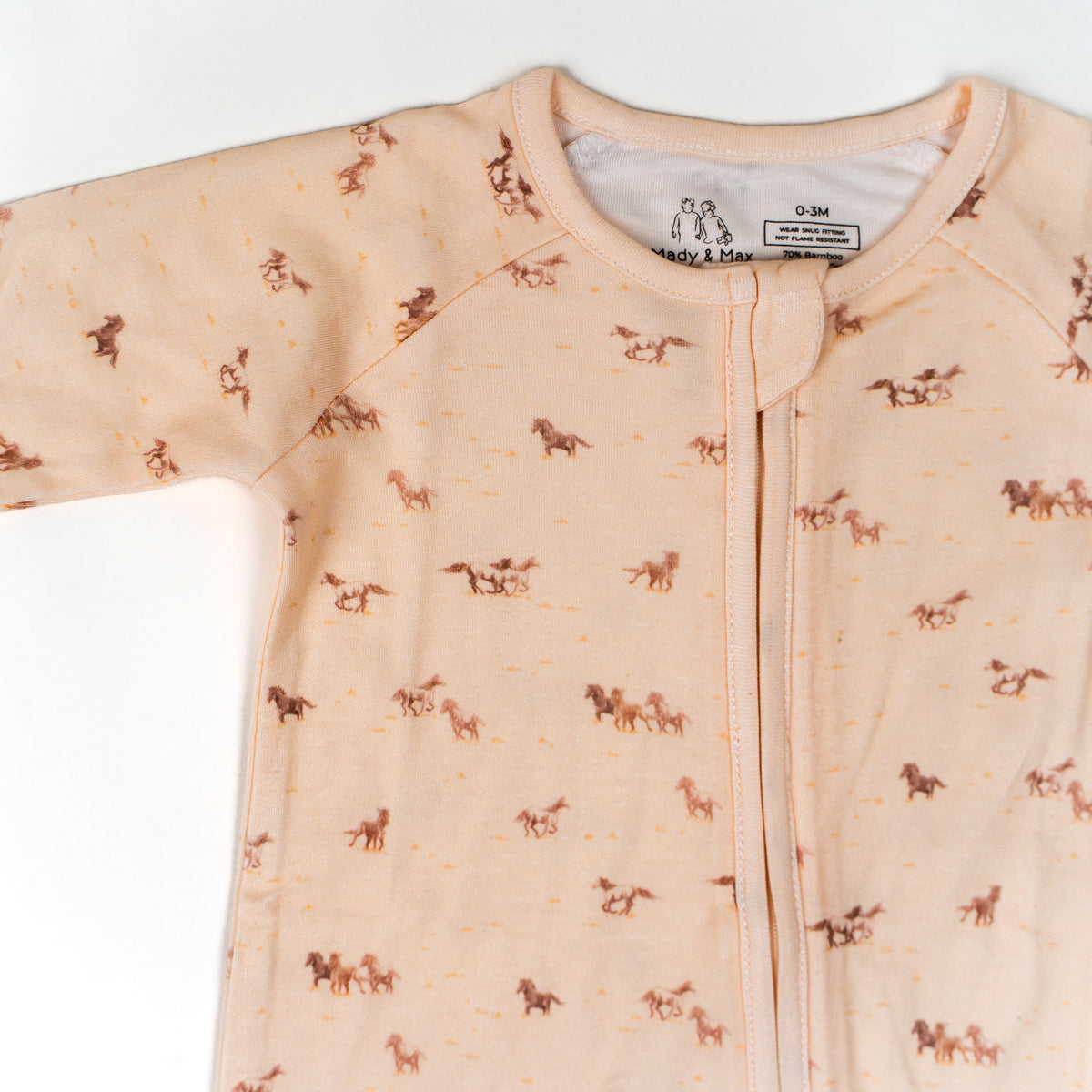 2 Way Zipper Convertible PJ's - Horse Print – Modern Pastime