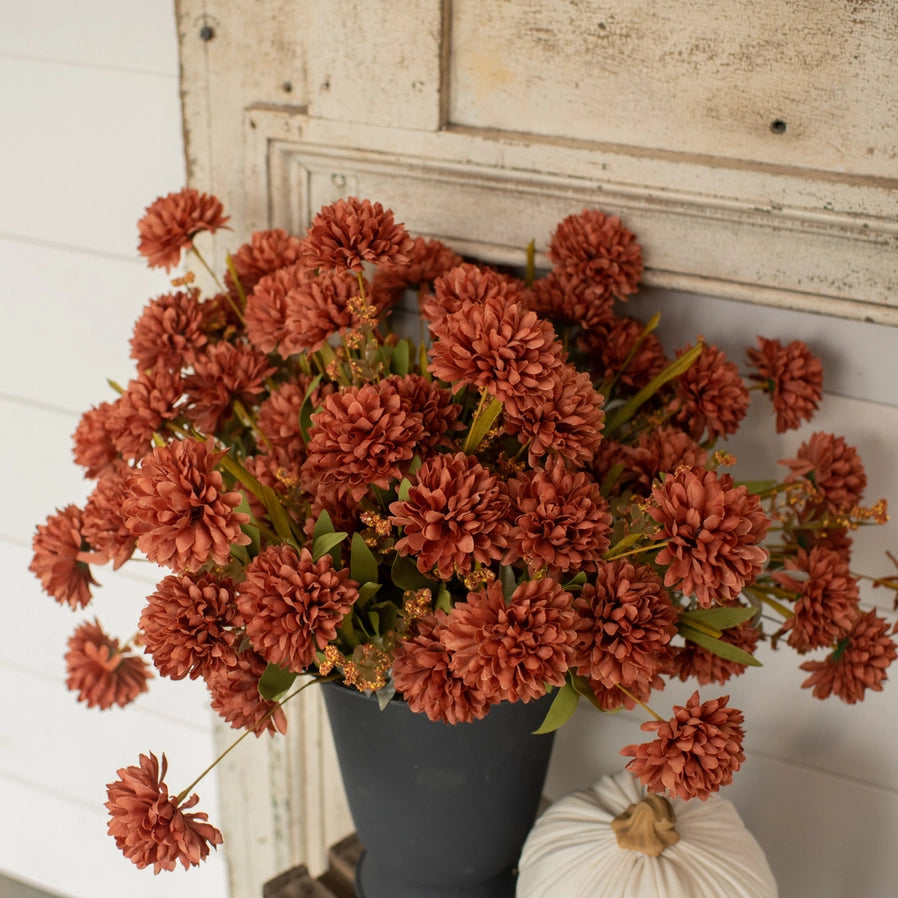 Brown Mixed Foliage Mum Bush- 20" – Modern Pastime